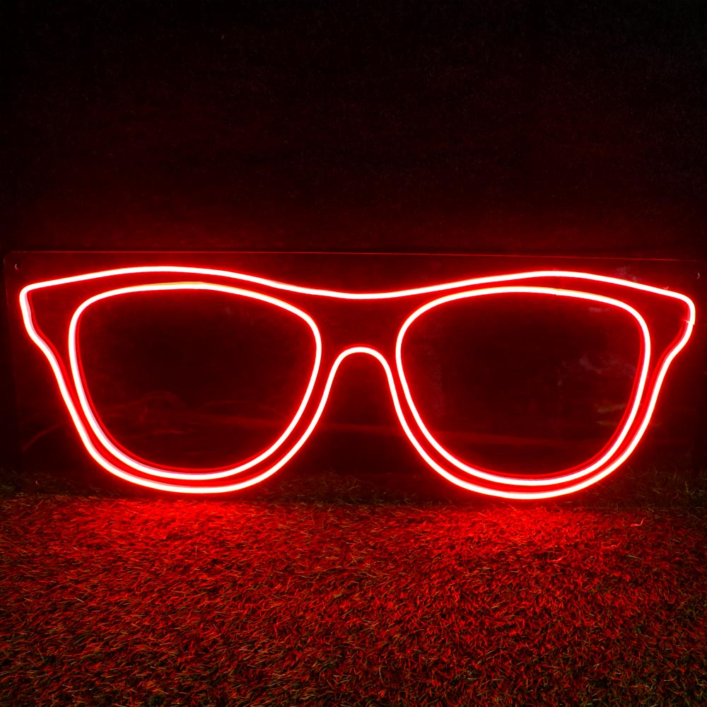 Customized Specs Neon Light Frames-12x20"