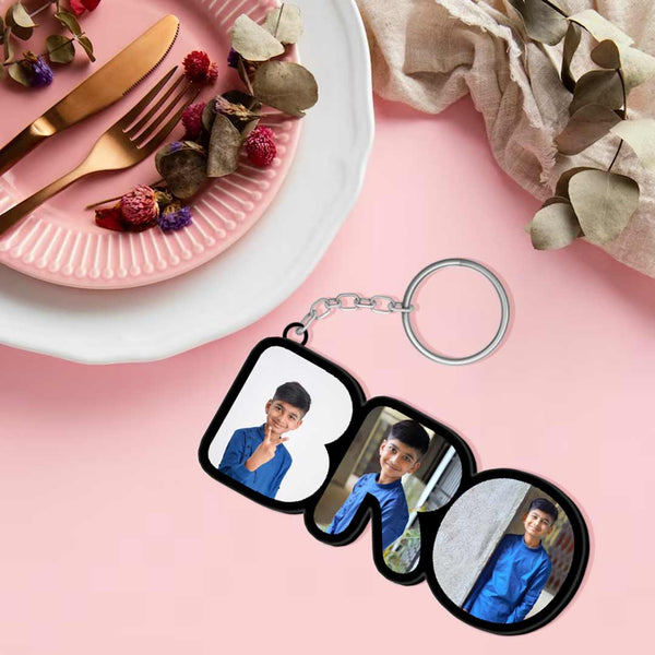 Brother Sister Twin Keychain - love craft gift