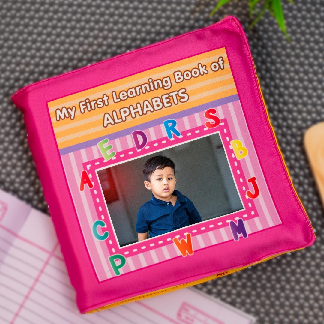 Personalized Alphabet Learning Pillow Book - love craft gift