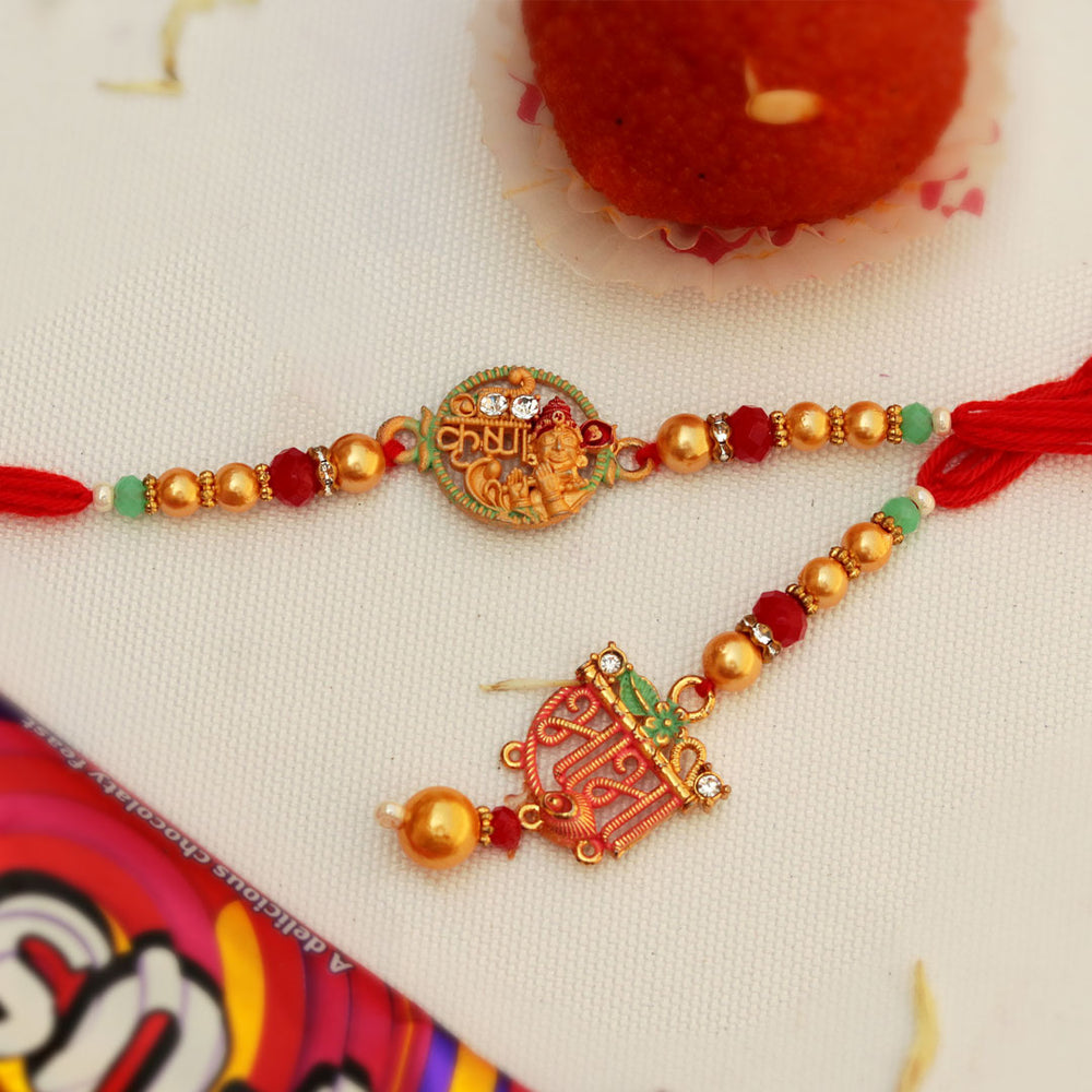 Evil Eye Rakhi for Brother & Couple Rakhi for Bhaiya Bhabhi - love ...