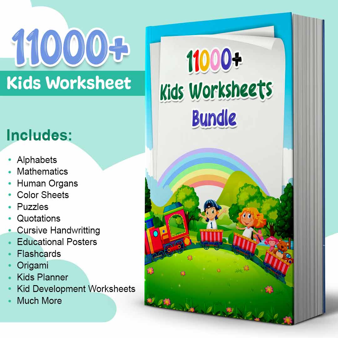 Online Worksheet For Kids Learning- Brain & Fun Activities Bundle ...