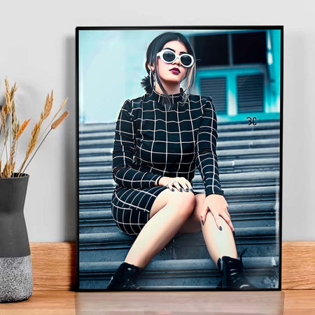 Digital Acrylic Oil Painting For Couples - love craft gift