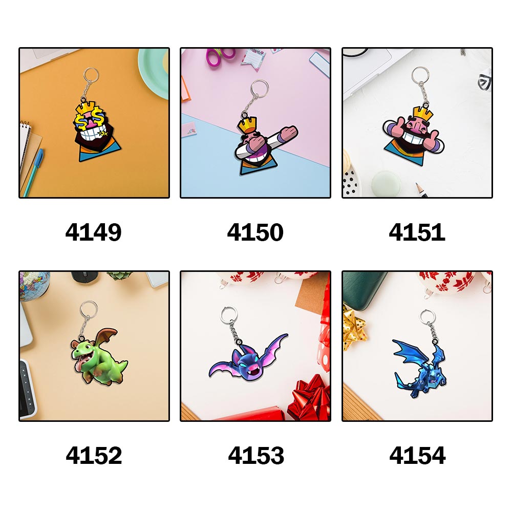 clash royale emotes keychain 19900 rs 299 . 00 rs 199 . 00 unit price ...