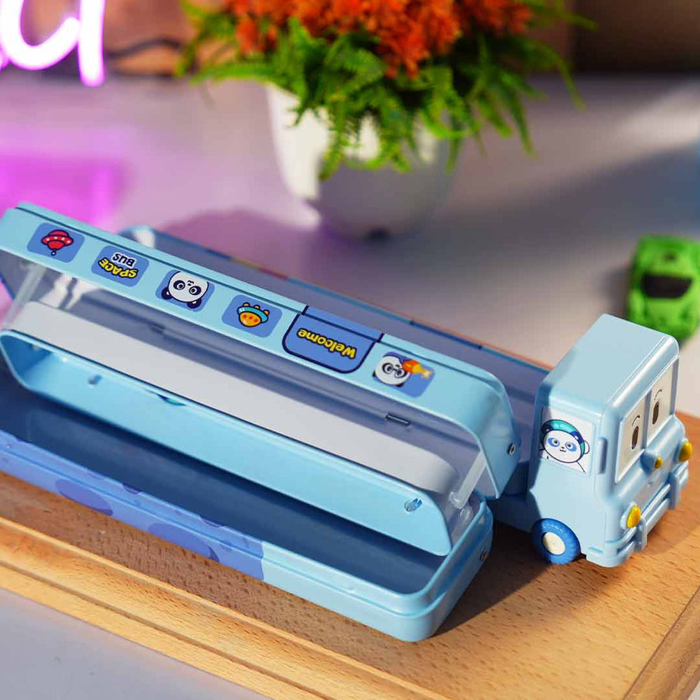 Personalized Space Bus Pencil Box | Love Craft Gifts - love craft gift