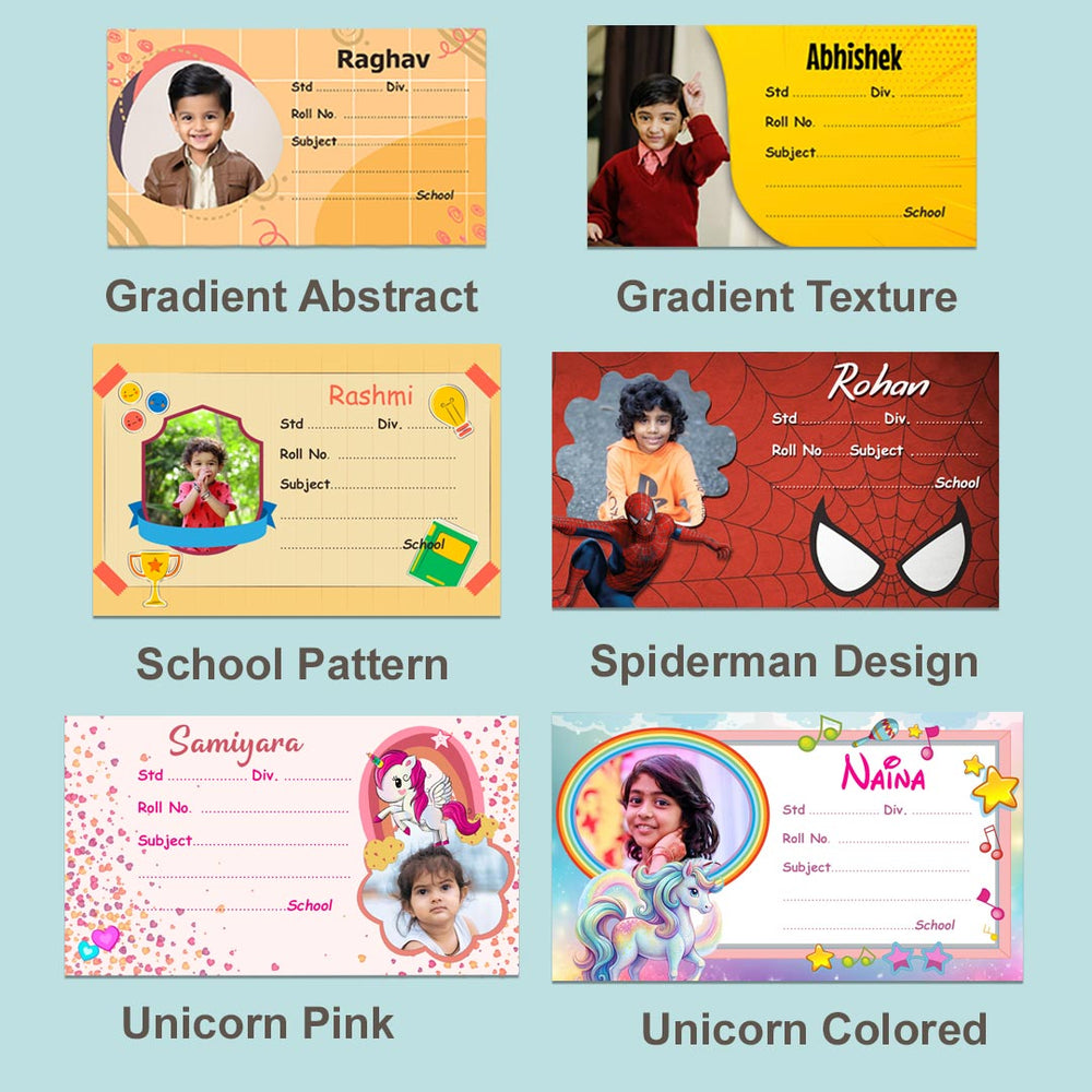 Customized School Labels With Name - love craft gift