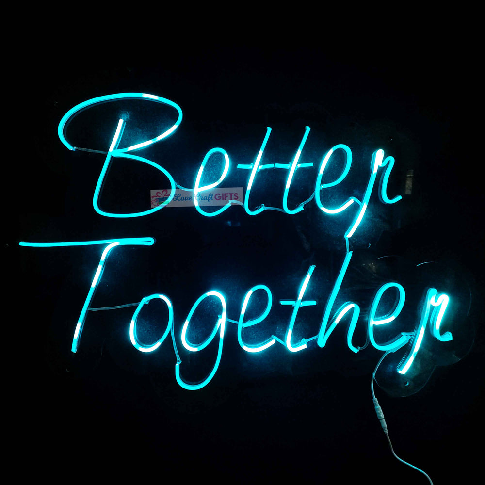 Shining Neon With Multi Color Phone Sensors - love craft gift