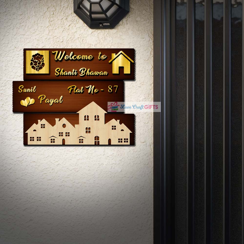 Home Name Plates - love craft gift