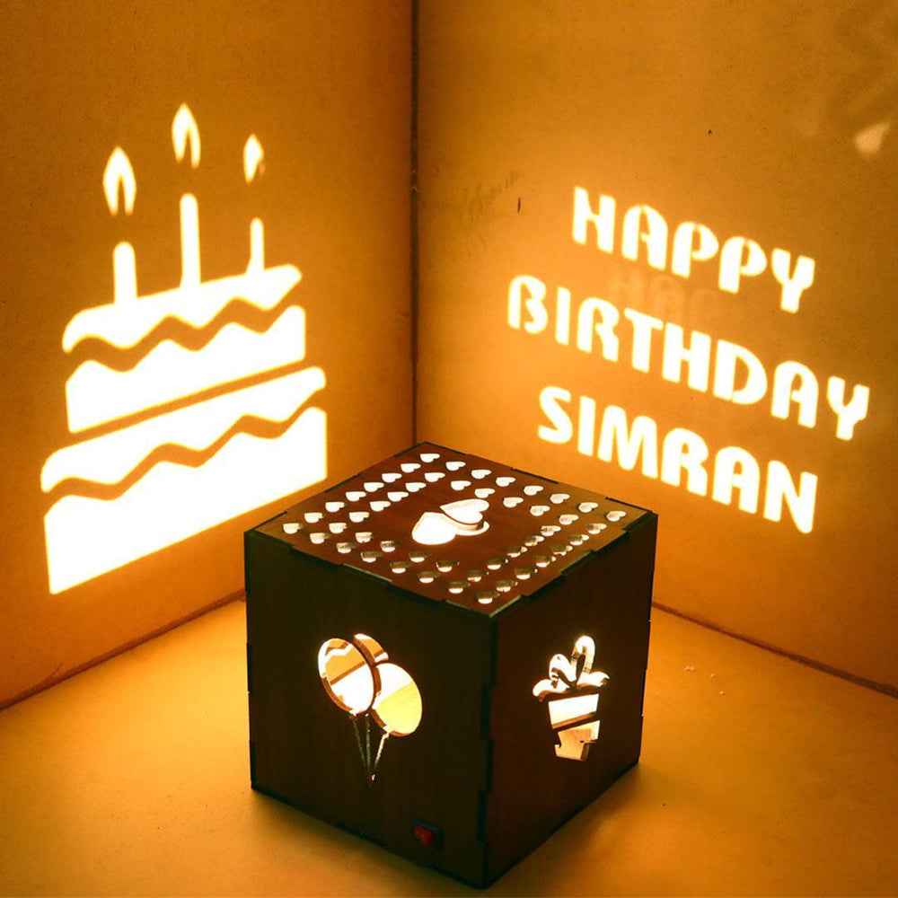 Happy Birthday Shadow Box | Love Craft Gift - love craft gift